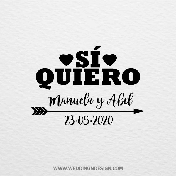 Sello Sí Quiero | Wedding & Design